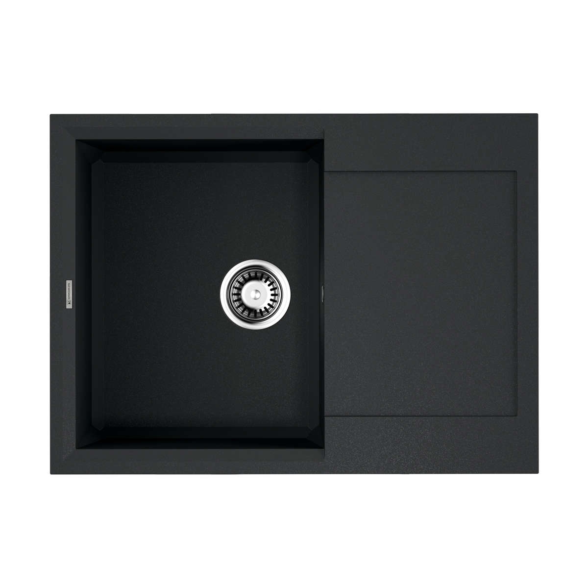 Врезная мойка OMOIKIRI Sakaime 68-BL Tetogranit/черный - Lucro