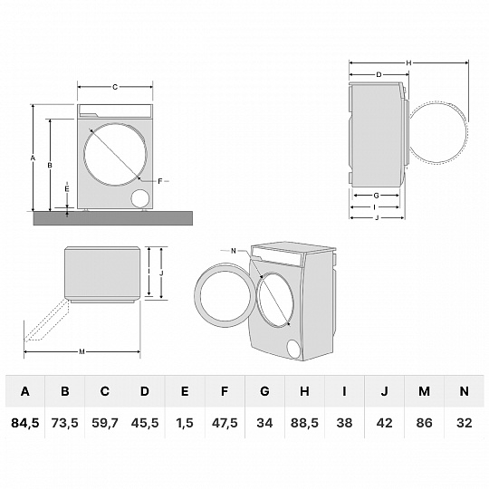 Соло стиральная машина KORTING KWM42LS1267 - Lucro